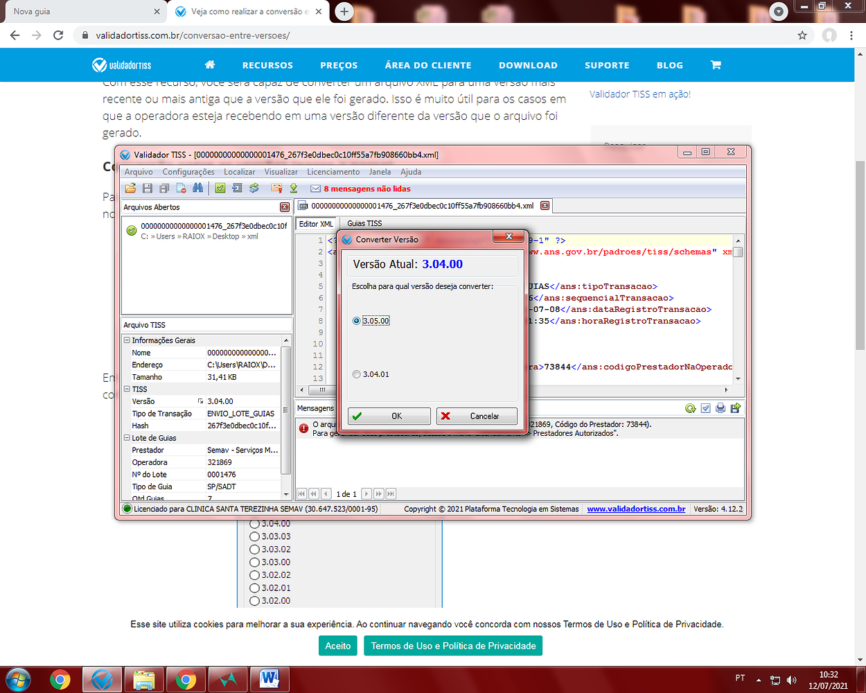 Como faço para converter um xml para outra versão? - Suporte ...